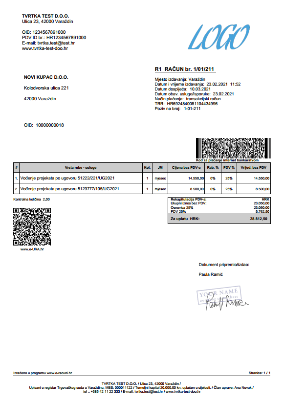 Croatia Free invoicing – Tax compliant cloud invoicing for Central ...