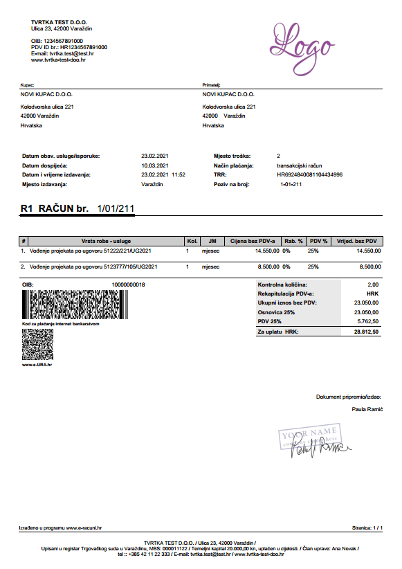 Croatia Free invoicing – Tax compliant cloud invoicing for Central ...