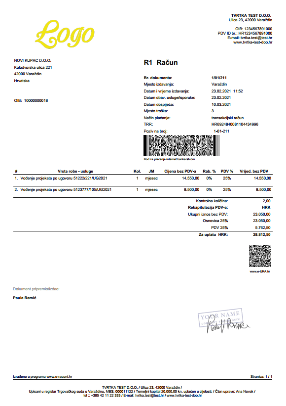 Croatia Free invoicing – Tax compliant cloud invoicing for Central ...