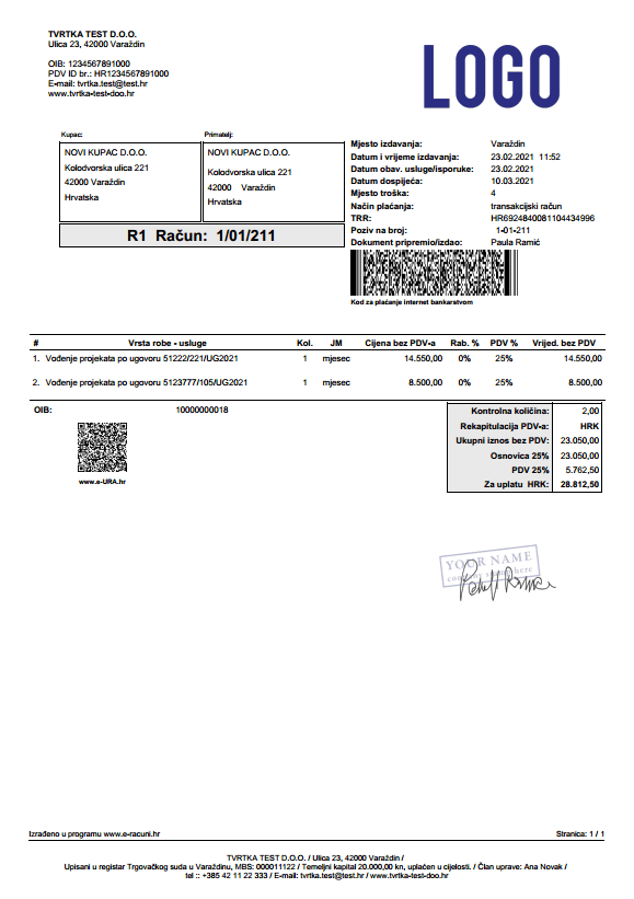 Croatia Free invoicing – Tax compliant cloud invoicing for Central ...